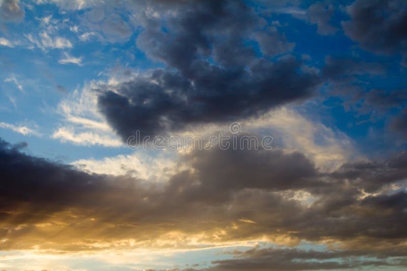 Beautiful Clouds As Background Stock Photo - Image of open, season ...