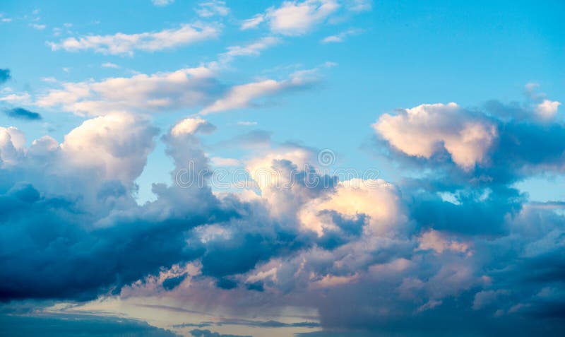 Beautiful Clouds Background Stock Image - Image of heaven, cloudscape ...