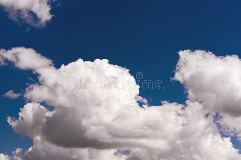 Beautiful Clouds on a Background of Blue Sky Stock Photo - Image of ...