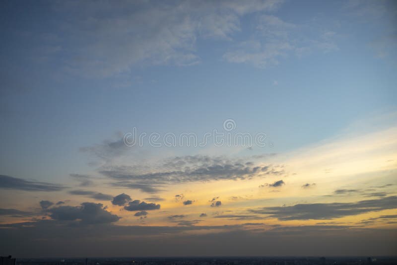 Beautiful Clouds Background. Nature Weather Stock Image - Image of ...