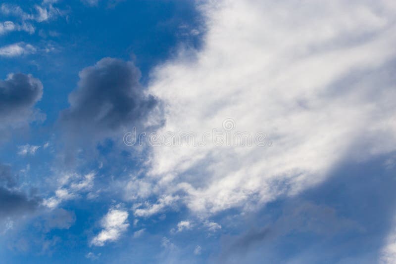 Beautiful Clouds on a Blue Sky Stock Image - Image of light, climate ...