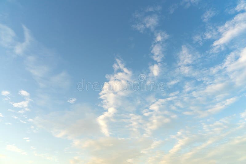 Beautiful Clouds and Blue Sky. Soft Sky with Soft Clouds Background ...