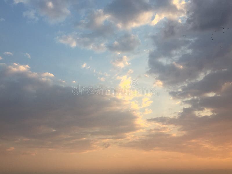 Beautiful Clouds on a Clear Weather Day Stock Image - Image of cloud ...