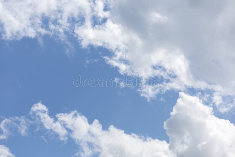 Beautiful Clouds Form Against a Blue Sky, Casting a Heavenly Image ...