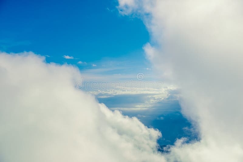 High Altitude View Of Clouds. Heaven? Stock Photo - Image of wallpaper ...