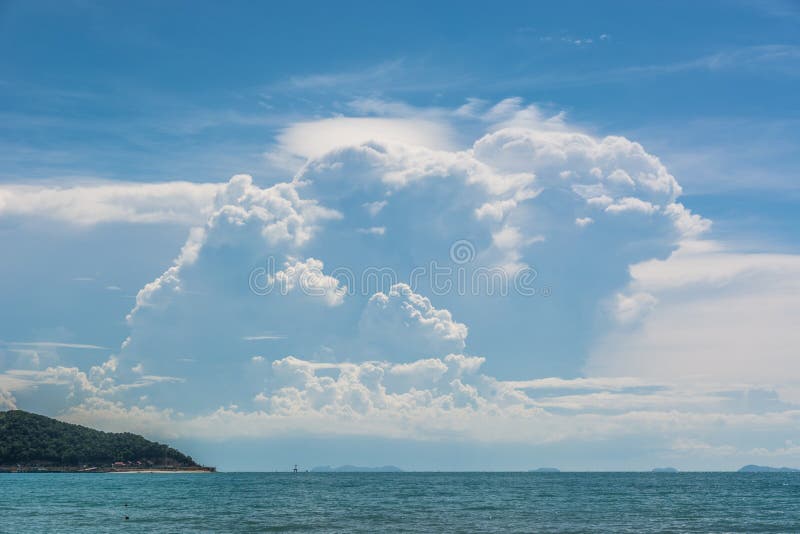 Beautiful Clouds Over the Sea Stock Photo - Image of landscape, summer ...