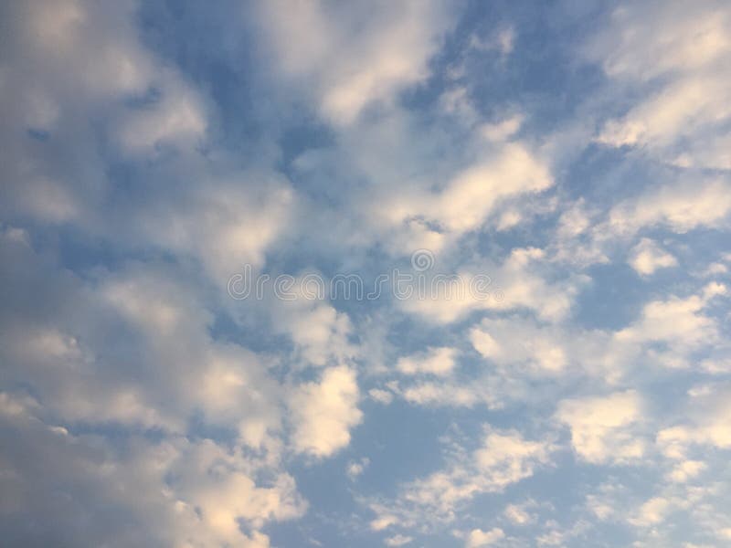 Beautiful Clouds in the Sky on a Clear Weather Day Stock Photo - Image ...