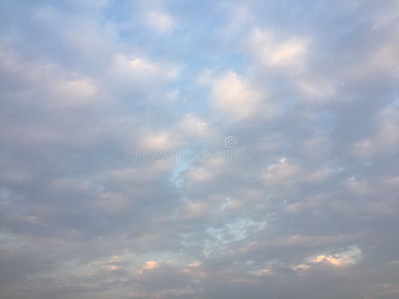 Beautiful Clouds in the Sky on a Clear Weather Day Stock Image - Image ...