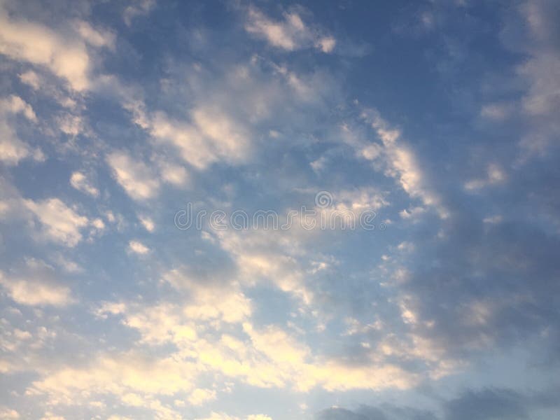 Beautiful Clouds in the Sky on a Clear Weather Day Stock Image - Image ...