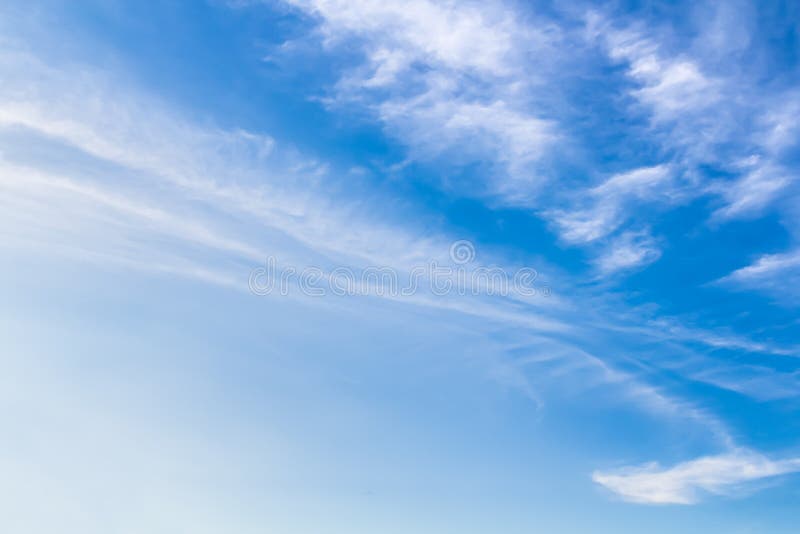 The Beautiful Clouds and Sky in the Good Day Stock Image - Image of ...