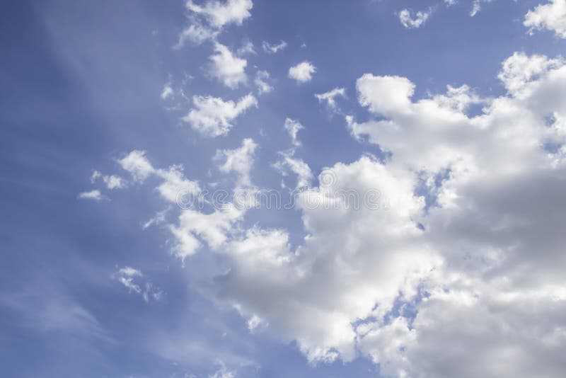 Beautiful Clouds in the Sky. Pattern from Clouds Stock Image - Image of ...