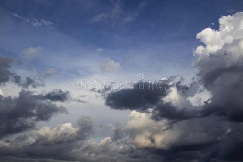 Beautiful Clouds in the Sky. Pattern from Clouds Stock Image - Image of ...