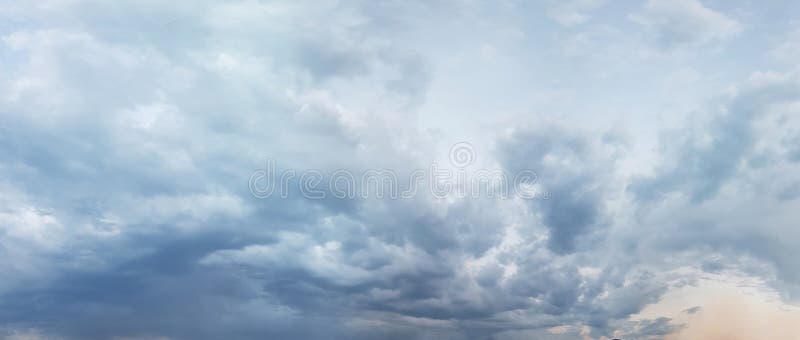 Beautiful Cloudscape Over Horizon, Atmosphere Pastel Sky Background ...