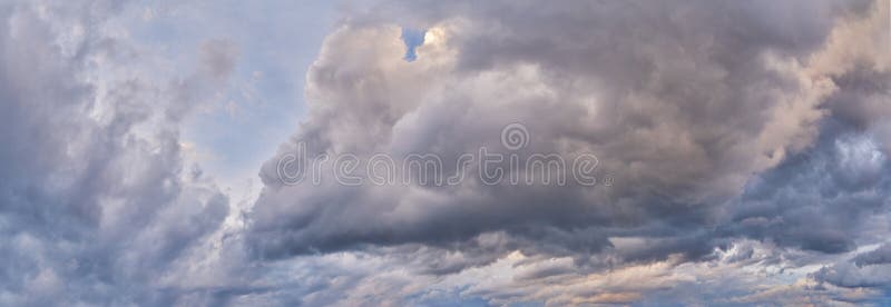 Beautiful Cloudy Sky with Cumulus Clouds. Natural Sky Texture Stock ...