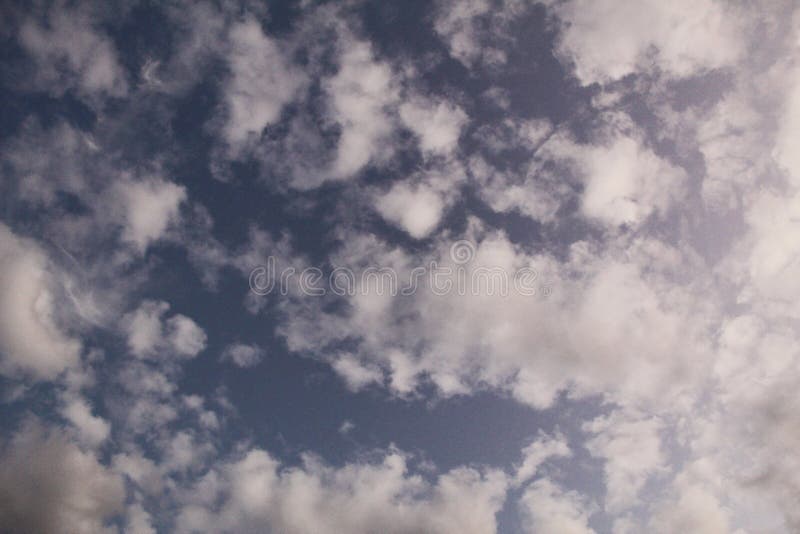Cloudy Sky Color Texture Skyscape Stock Photo - Image of afterglow ...