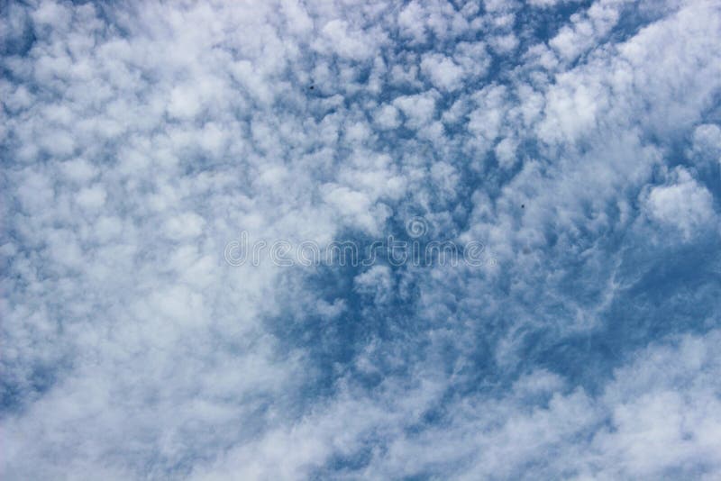 Cloudy Bright Blue Sky Background Stock Photo - Image of abstract ...