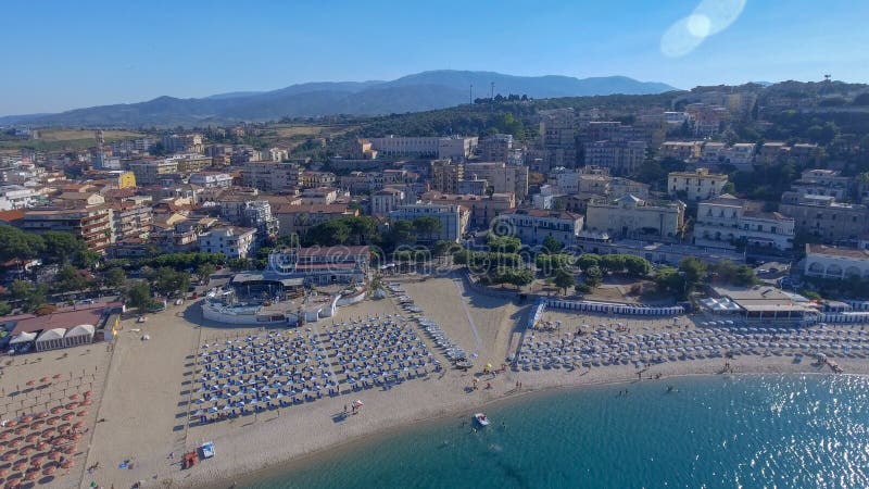 Soverato Italy City View with Chess Terrace Stock Image - Image of ...