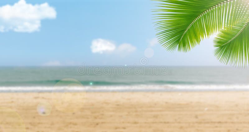 Beautiful Coastal Beach with a Perfect Sky Stock Photo - Image of ...