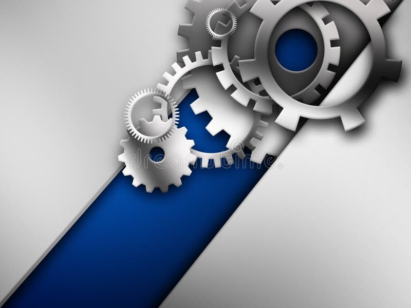 Cogs and Gear Wheel Mechanisms. Hi-tech Digital Technology and ...