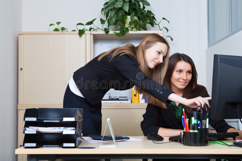 Beautiful colleague stock image. Image of contemporary - 10176783