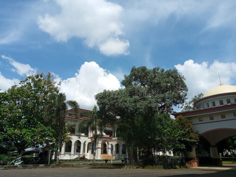 Beautiful College stock photo. Image of house, town - 263819306