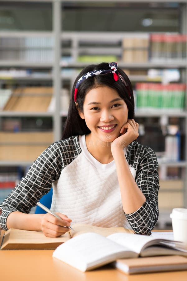 Lovely college student stock image. Image of portrait - 61059787