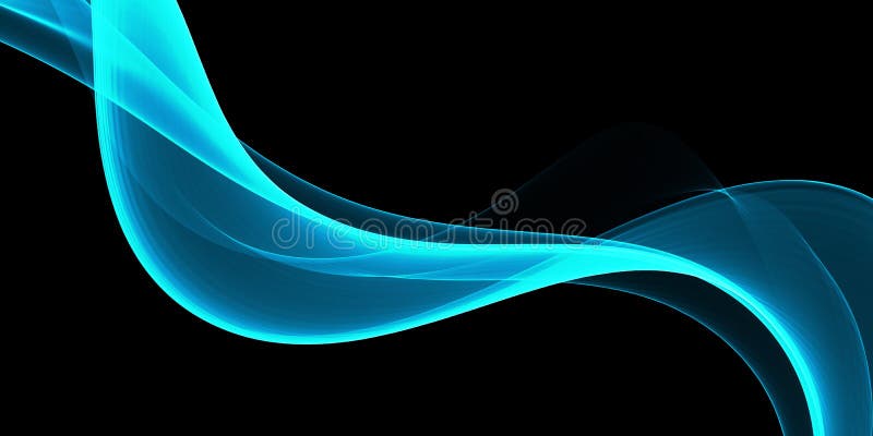 Color Light Blue Abstract Waves Design Stock Illustration ...