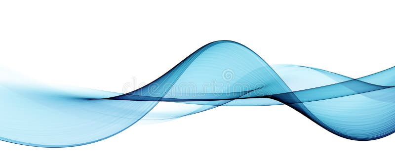 Abstract Light blue wave stock illustration. Illustration of shape ...