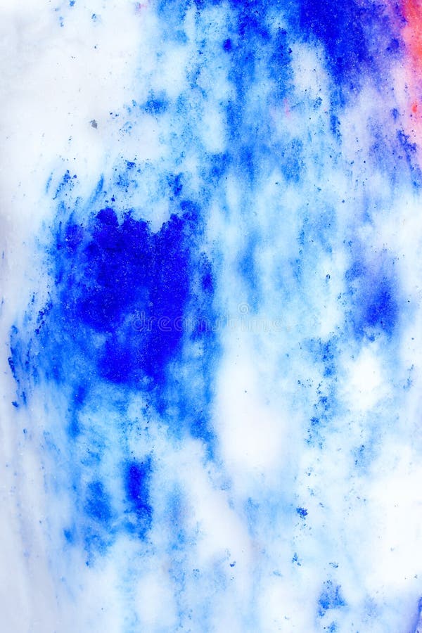 Beautiful Color Snow. Detail Structure in Snow. Stock Photo - Image of ...