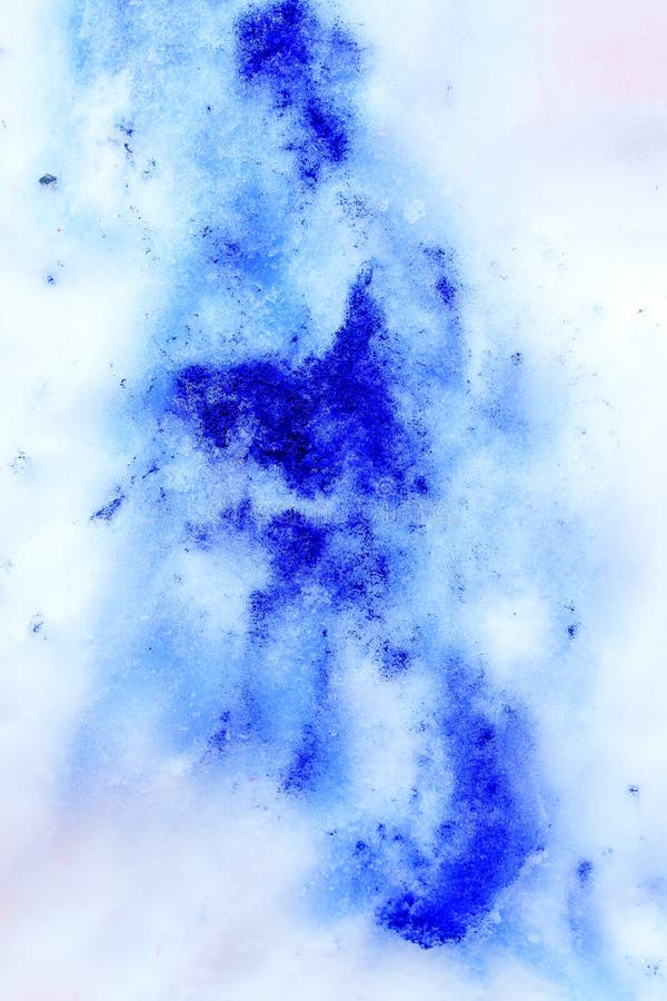 Beautiful Color Snow. Detail Structure in Snow. Stock Photo - Image of ...