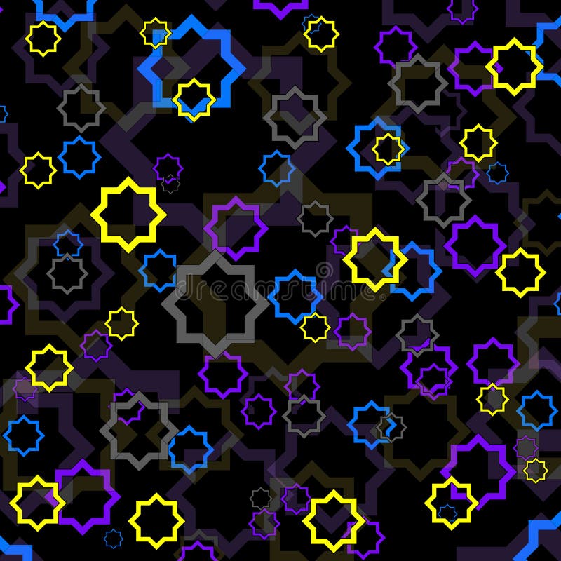 Beautiful Color Star Background in New Modern Style Stock Illustration ...