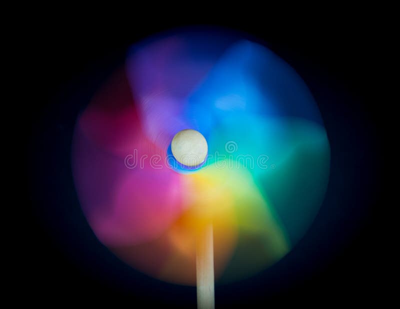 A Beautiful Colored Pinwheel Stock Image - Image of windmill, spinning ...