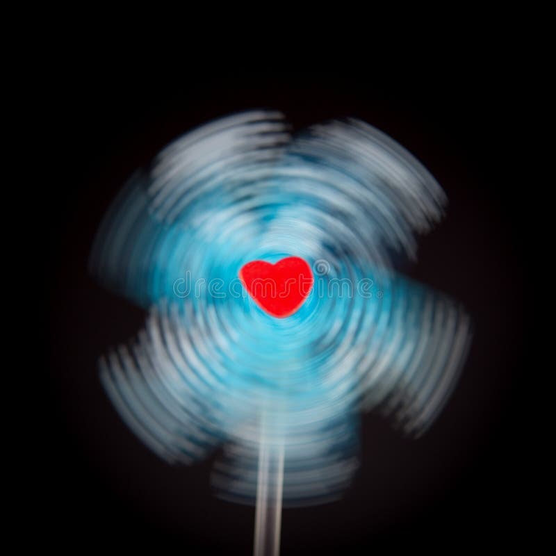 A Beautiful Colored Pinwheel Stock Image - Image of wind, heart: 45712481