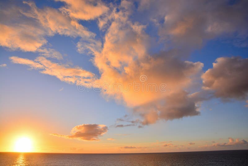 Beautiful Colored Sunset stock photo. Image of dawn - 155281964