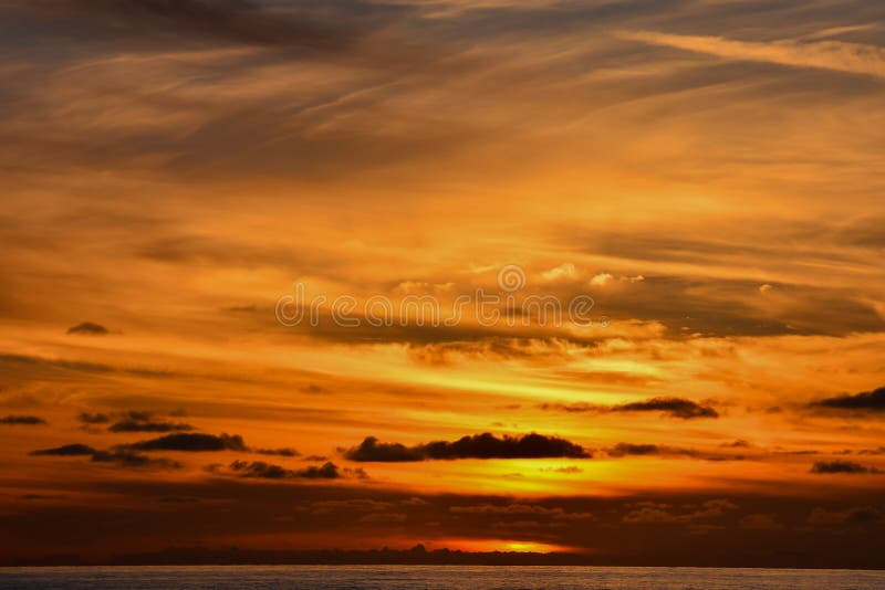 Beautiful Colored Sunset stock photo. Image of dusk - 173778432