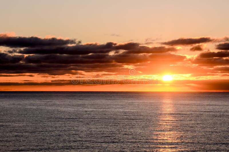 Beautiful Colored Sunset stock image. Image of cloud - 194738387