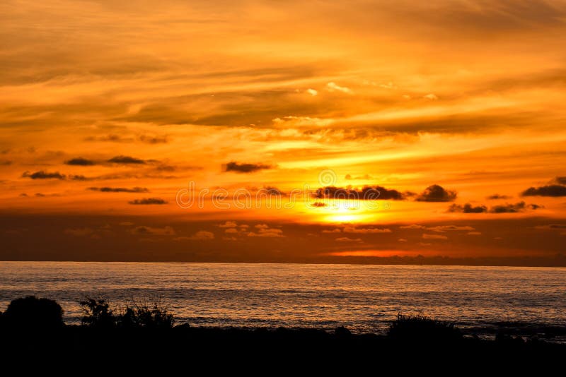 Beautiful Colored Sunset stock photo. Image of abstract - 214263326