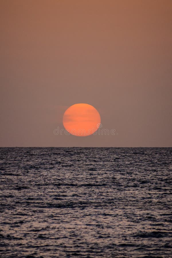 Beautiful Colored Sunset stock image. Image of light - 238416347