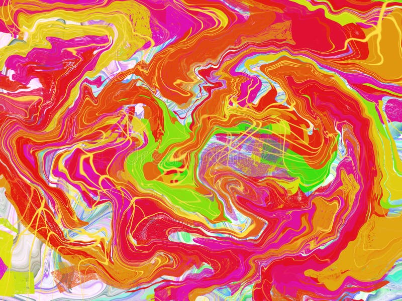 Beautiful and Colorful Abstract Paint Stock Photo - Image of drawn ...