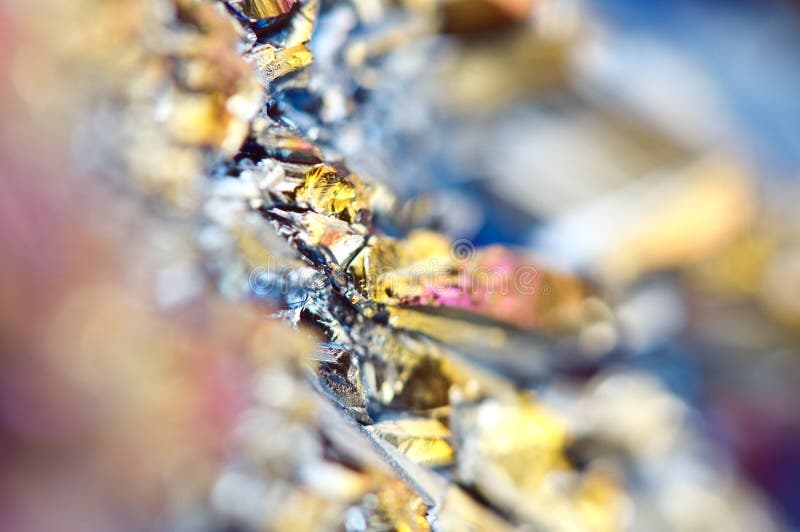 Beautiful Colorful Background of Thin Layer of Titanium on the S Stock ...