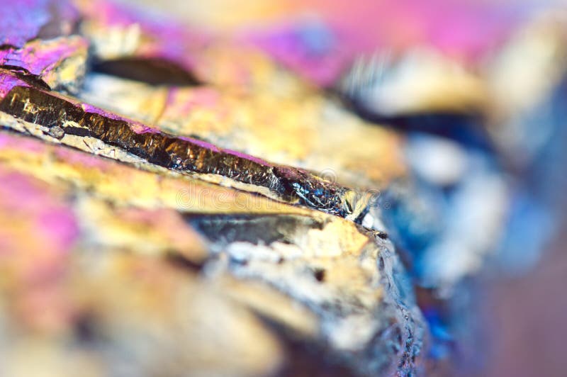 Beautiful Colorful Background of Thin Layer of Titanium on the S Stock ...