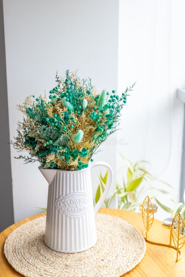 Beautiful and Colorful Dehydrated Flower Arrangement Stock Photo ...