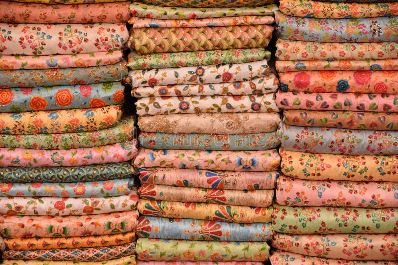 Beautiful and Colorful Embroidered Cloth Stock Photo - Image of global ...