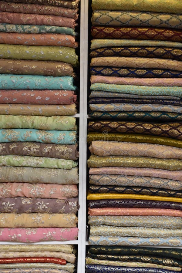 Beautiful and Colorful Embroidered Cloth Stock Image - Image of market ...