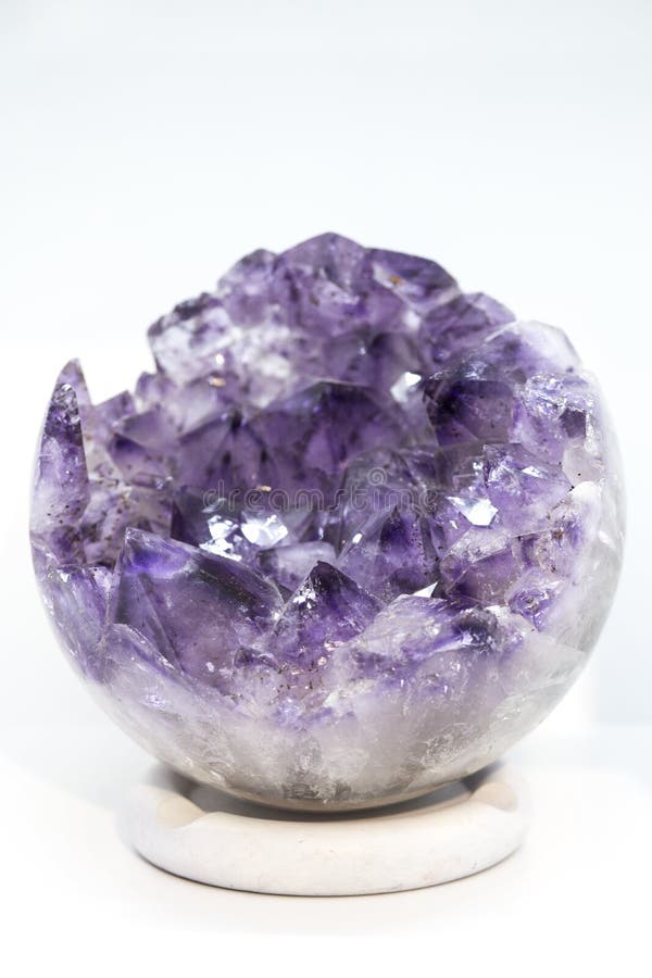 Beautiful Amethyst Geode stock photo. Image of quartz - 8644710