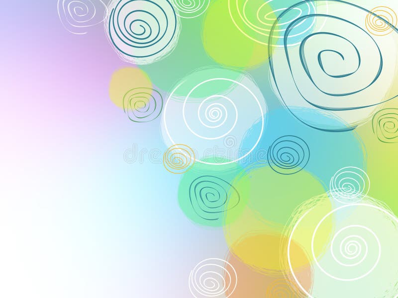Colorful Hand Drawn Circles Soft Background Stock Photo - Image of ...