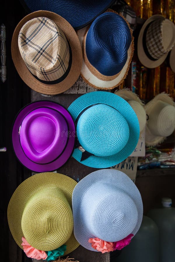 Beautiful Colorful hat stock photo. Image of summer - 220405100
