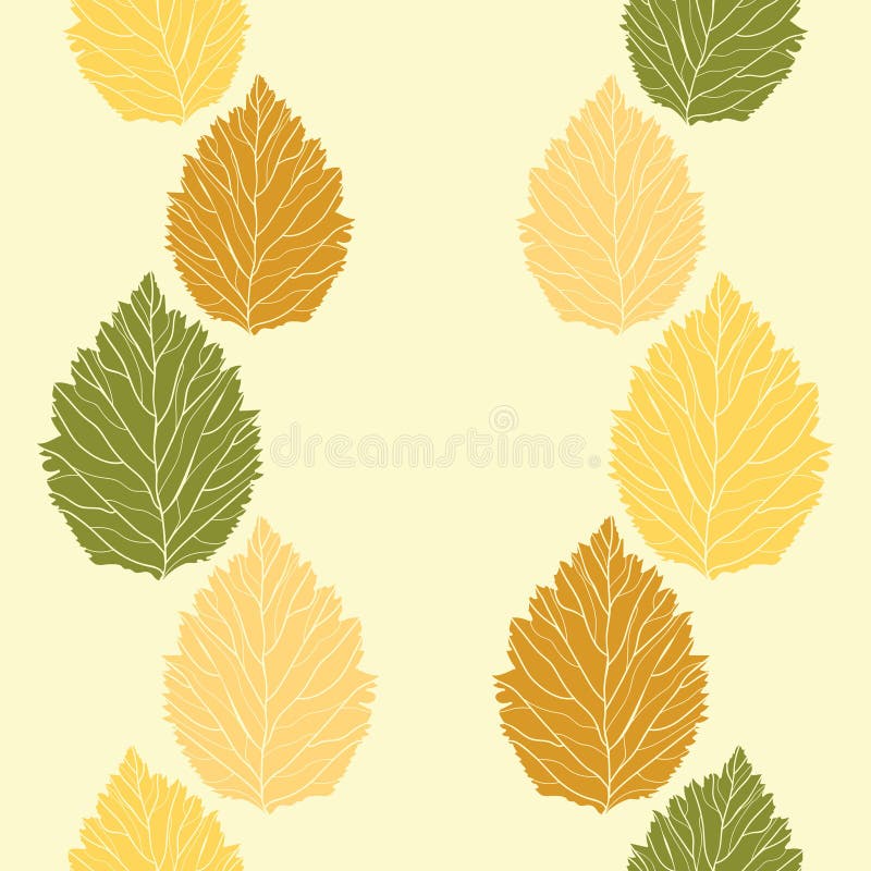 Beautiful Colorful Leaves Pattern Design. Good for Prints, Wrapping ...