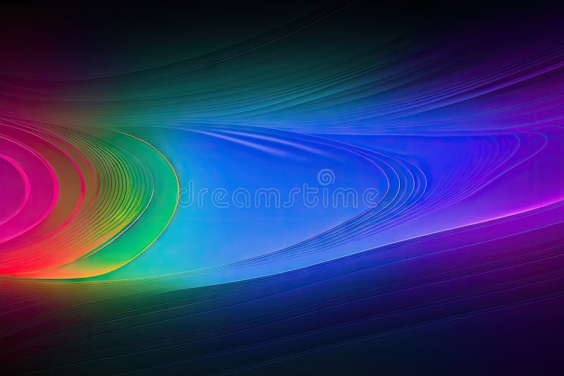 Beautiful Colorful Light Effect of Neon Glow Lights and Flash ...