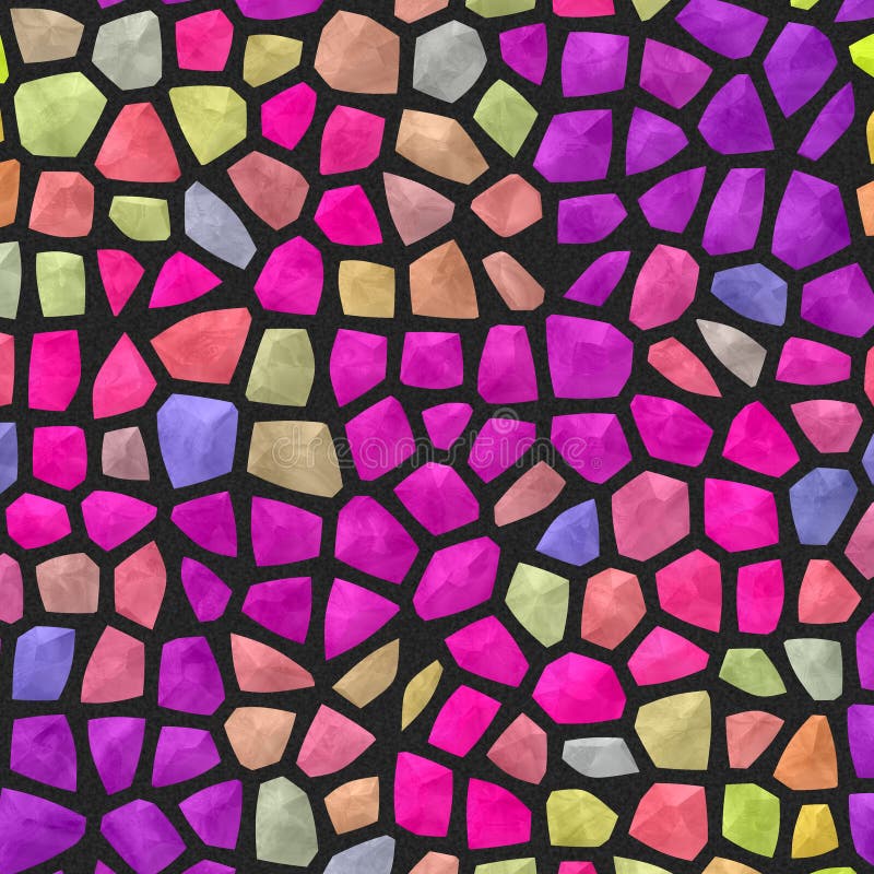 Beautiful Colorful Mosaic Texture Stock Illustration - Illustration of ...